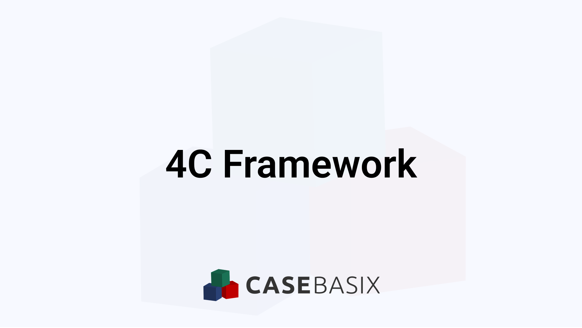 4C Framework in Consulting Explained with Examples