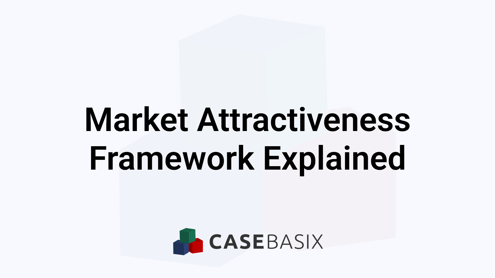 Market Attractiveness Framework for Industry Analysis